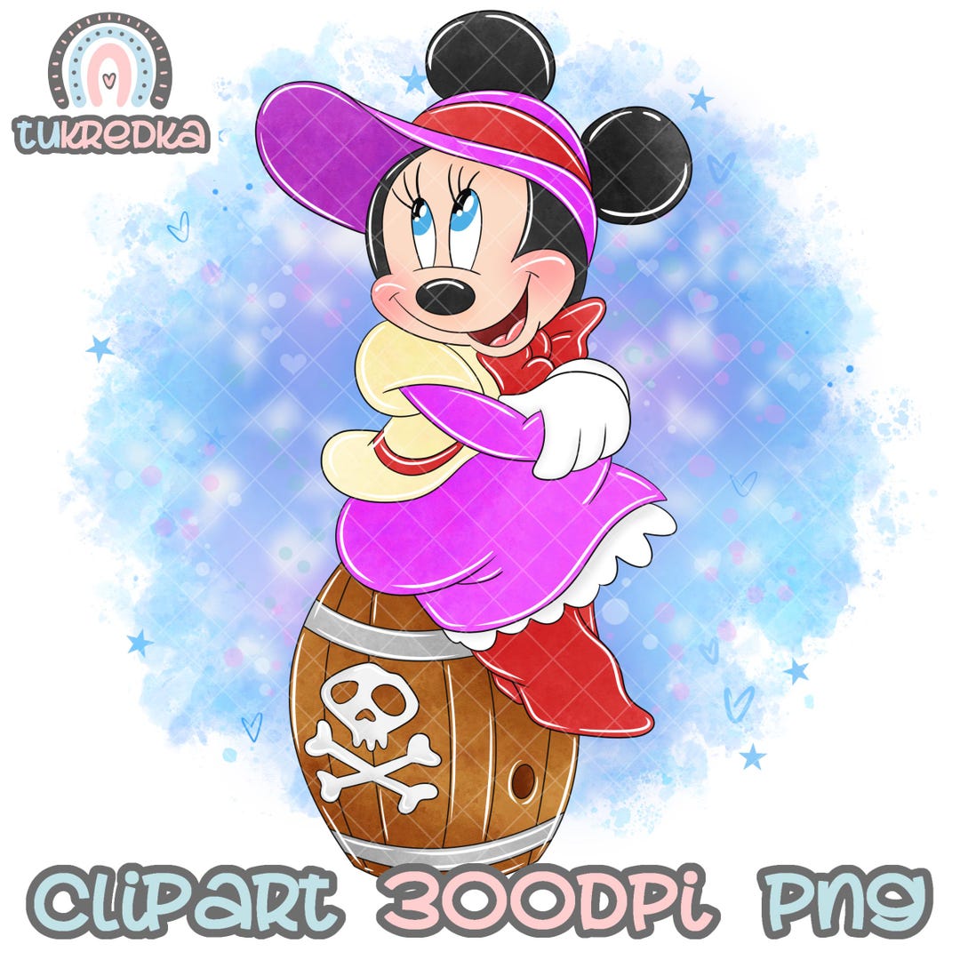 Minnie Mouse Pirate Clipart, PNG Clip Art, Mickey Mouse and Friends ...