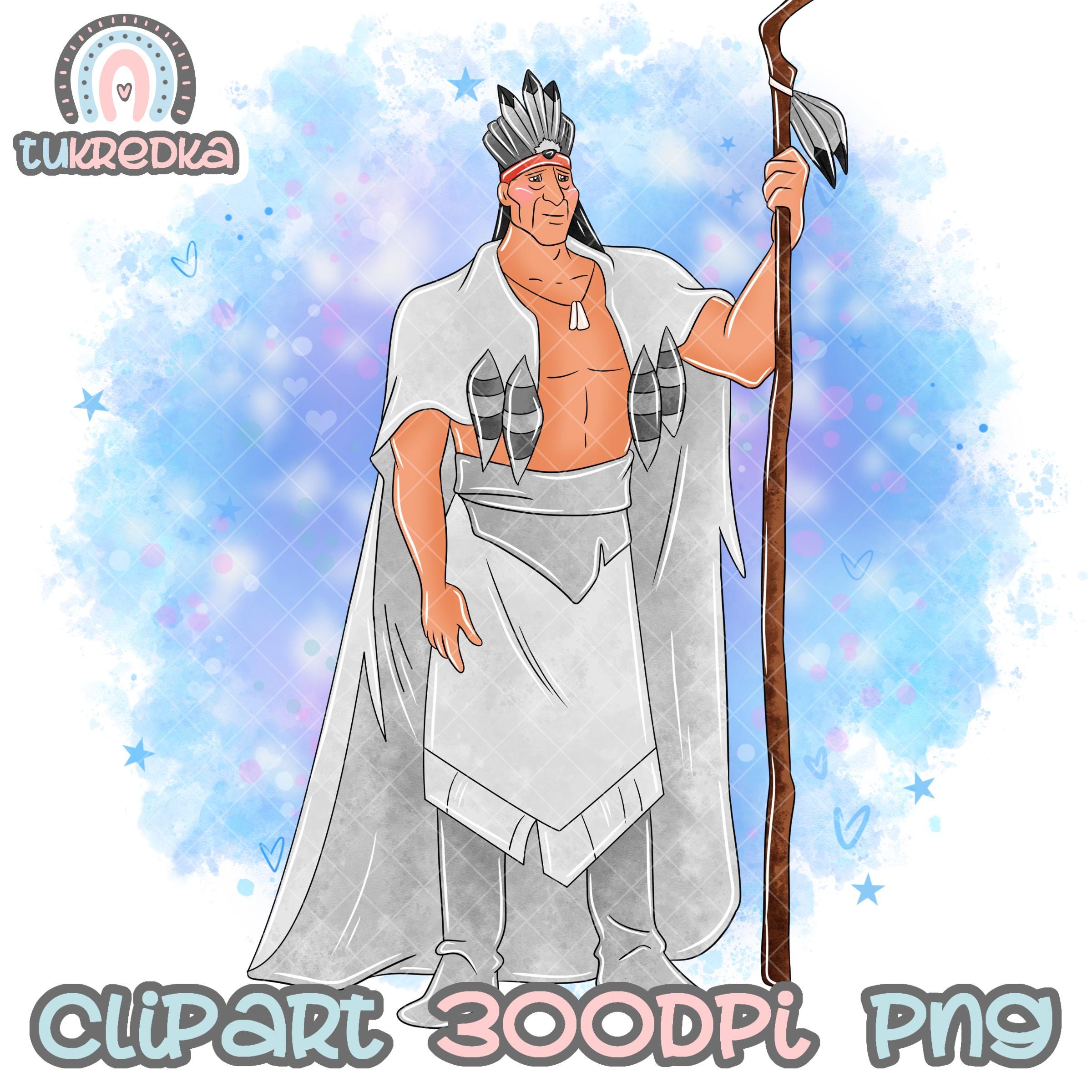 Princess Pocahontas Powhatan Clip Art PNG, Cartoon Clipart Sublimation ...