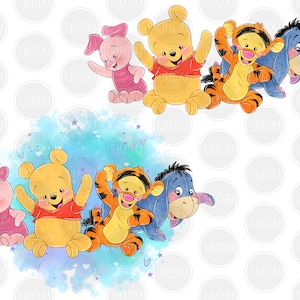 Winnie the Pooh, Pooh Bear Piglet Eeyore Tigger Cute Clip Art PNG ...