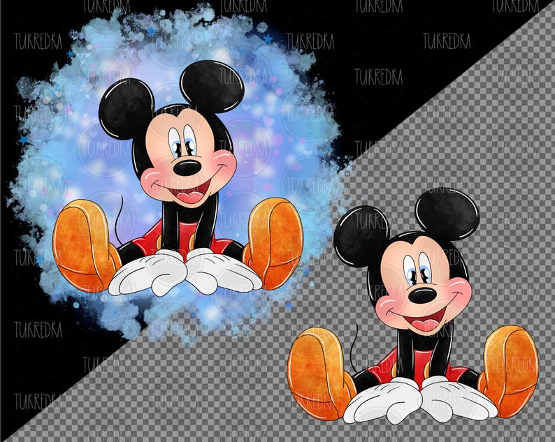 Mickey Mouse Clipart, PNG Clip Art, Cartoon Sublimation Pngcartoon Art ...