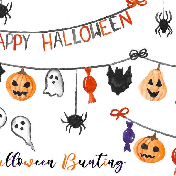 Halloween Bunting - Etsy