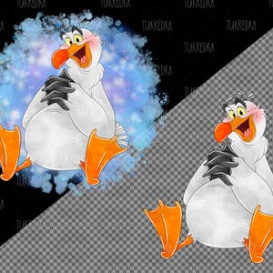 Scuttle Clip Art, the Little Mermaid PNG Clip Art, Cartoon Sublimation ...