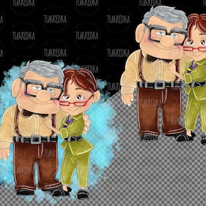 Up Love Clip Art PNG, Cartoon up Clipart Sublimation PNG - Etsy