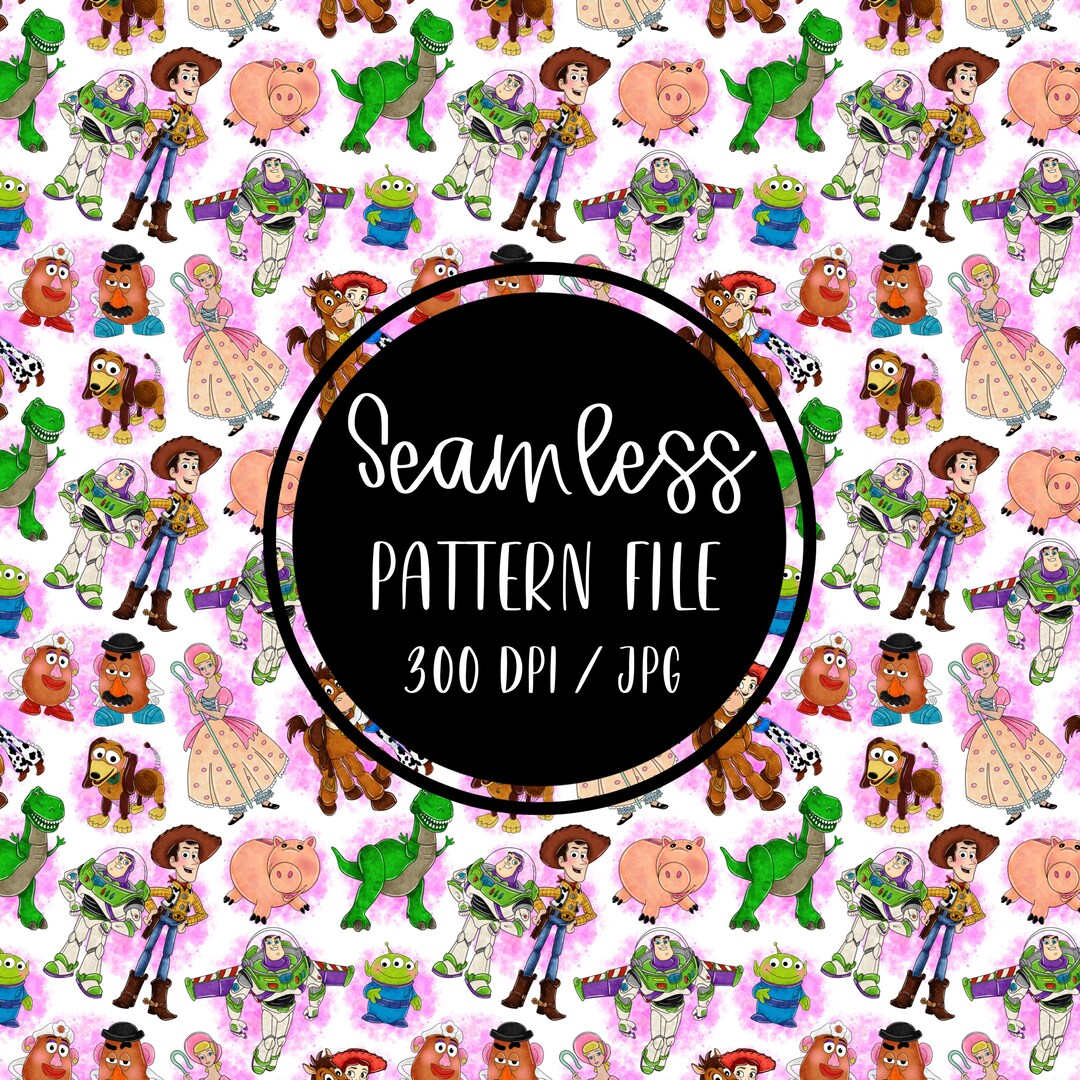 Toy Story Seamless Pattern, Digital Paper Background Download Free ...