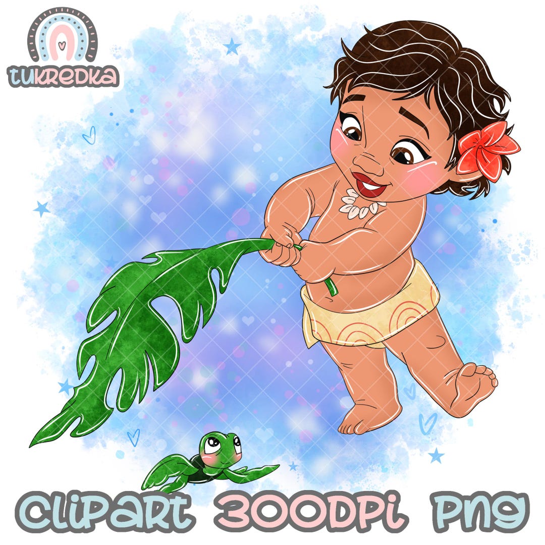 Princess Moana Clip Art Sublimation PNG Clipart, Vaiana Clipart Cartoon ...