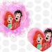 Max and Roxanne Cute Clip Art PNG, Cartoon Clipart Sublimation PNG ...