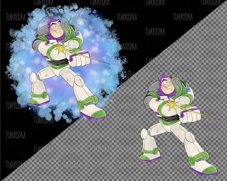 Buzz Lightyear Toy Story Cute Clip Art PNG, Cartoon Clipart Sublimation ...