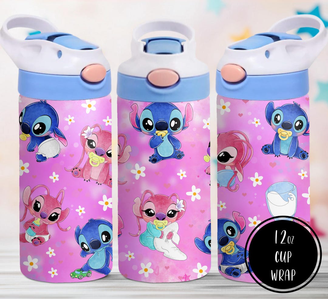 Stitch and Angel Cup PNG File DIGITAL DOWNLOAD 12oz Tumbler Design ...
