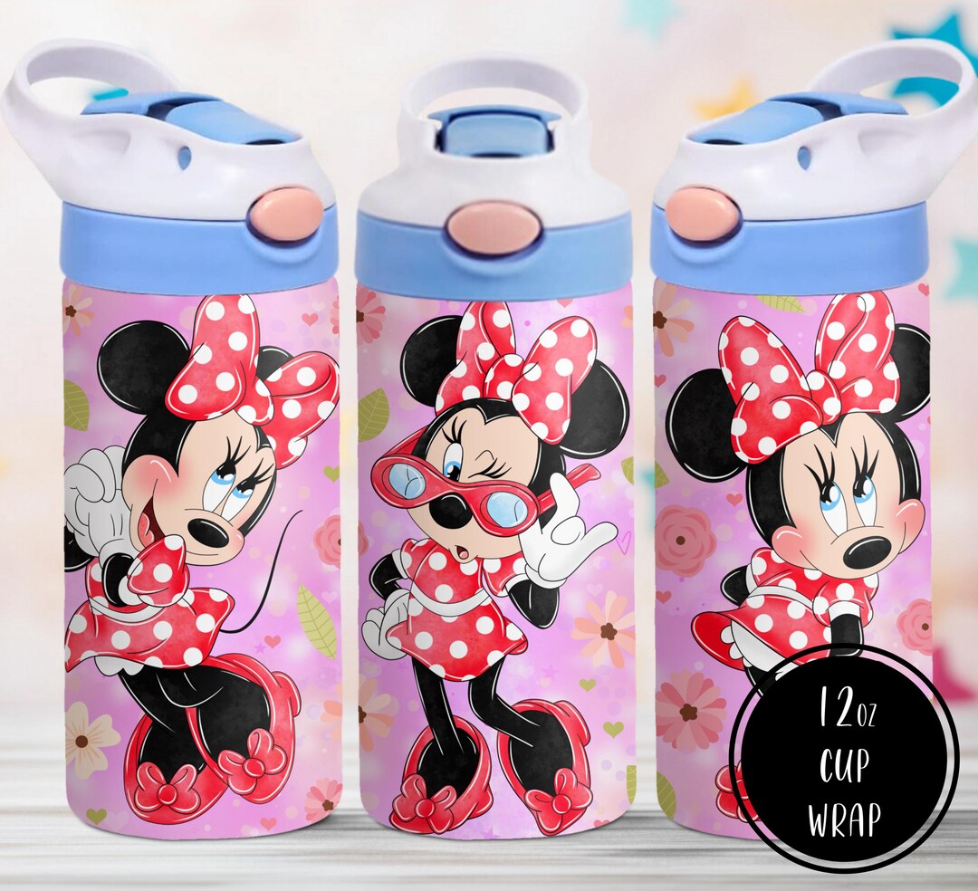 Minnie Mouse Cup PNG File DIGITAL DOWNLOAD 12oz Tumbler Design, 12oz ...
