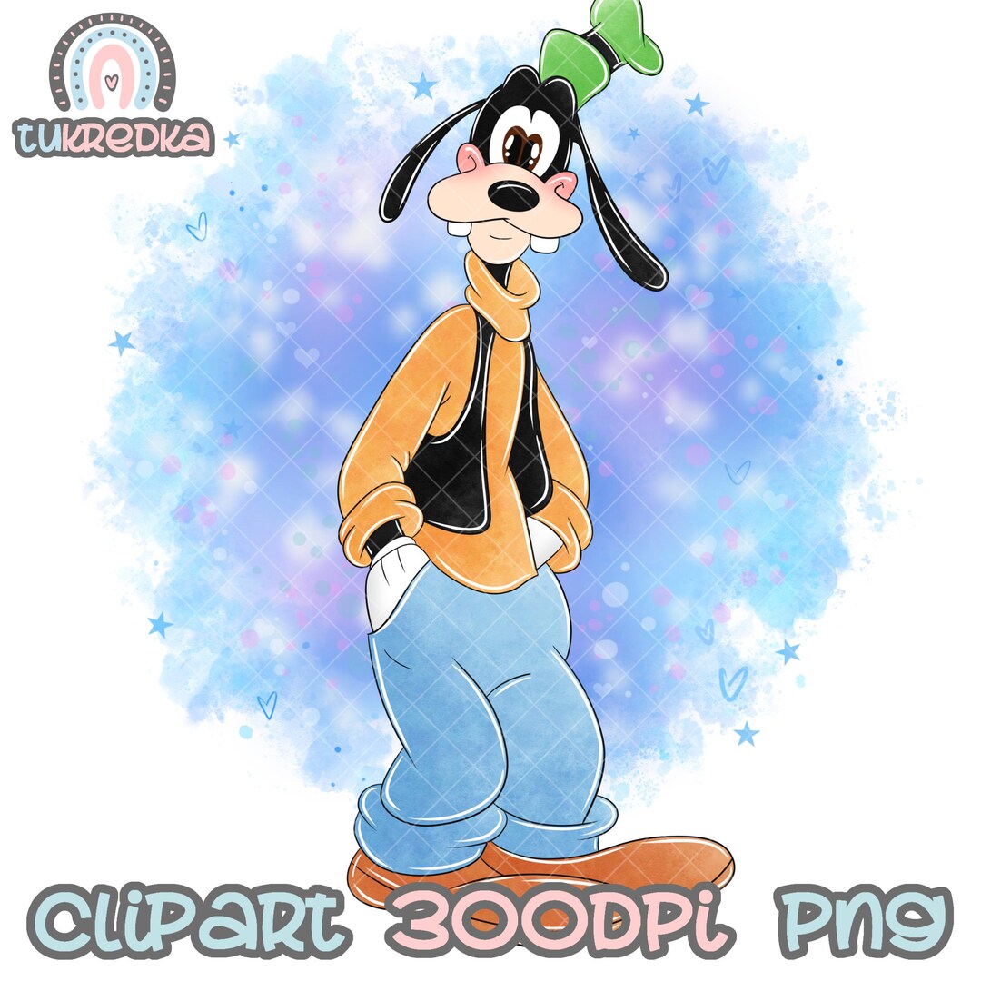 Goofy Clipart, PNG Clip Art, Mickey and Friends Cartoon Sublimation ...