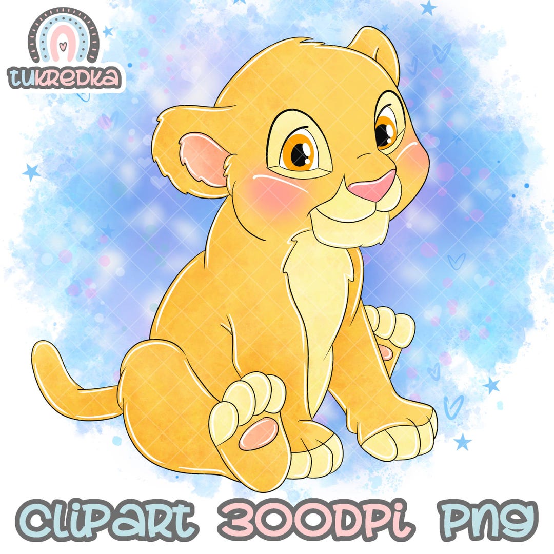 Lion King Baby Toddler Simba Clip Art PNG, Cartoon Sublimation PNG ...