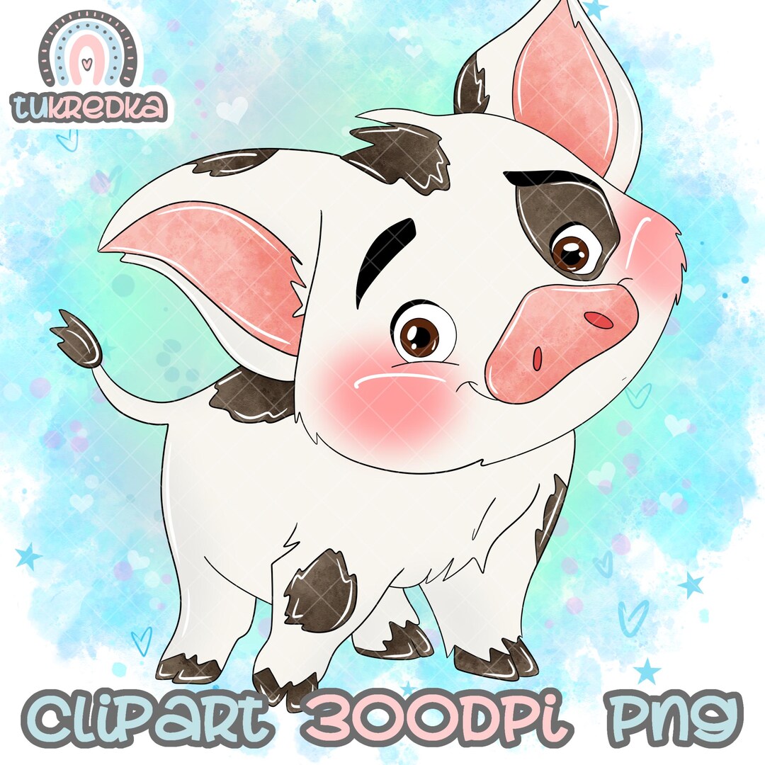 Pua Clip Art Sublimation Moana PNG Clipart, Vaiana Clipart Cartoon ...