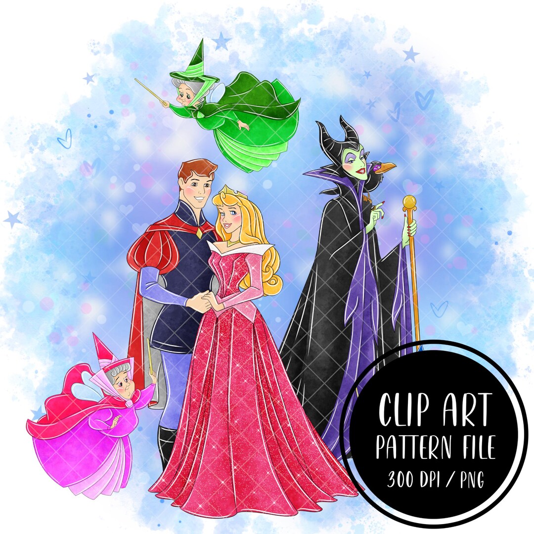 Princess Aurora Clip Art, Sleeping Beauty PNG Clipart, Cartoon ...