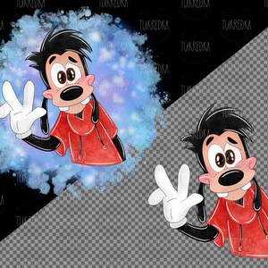 Max and Roxanne Cute Clip Art PNG, Cartoon Clipart Sublimation PNG ...