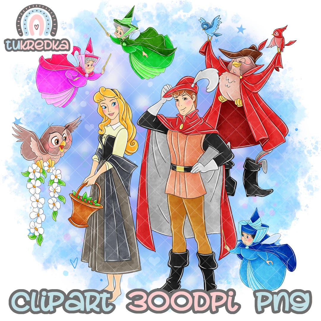Princess Aurora Clip Art, Sleeping Beauty PNG Clipart, Cartoon ...