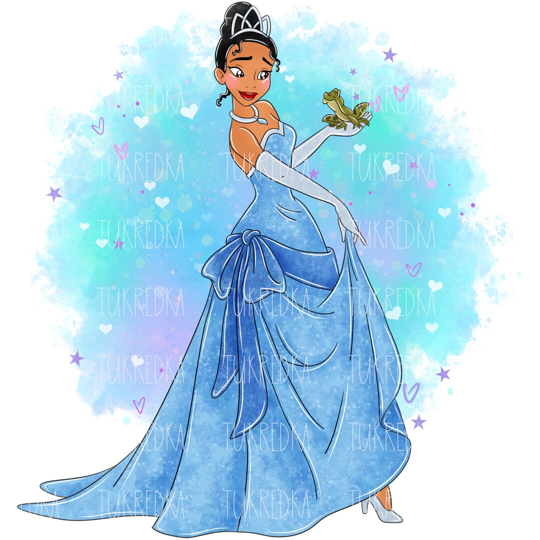 Princess Tiana Clip Art, Princess and the Frog PNG Clip Art, Cartoon ...