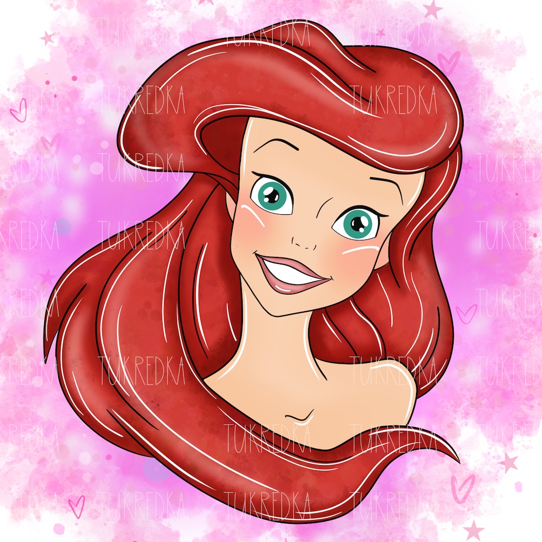 Princess Ariel Clip Art, the Little Mermaid PNG Clip Art, Cartoon ...