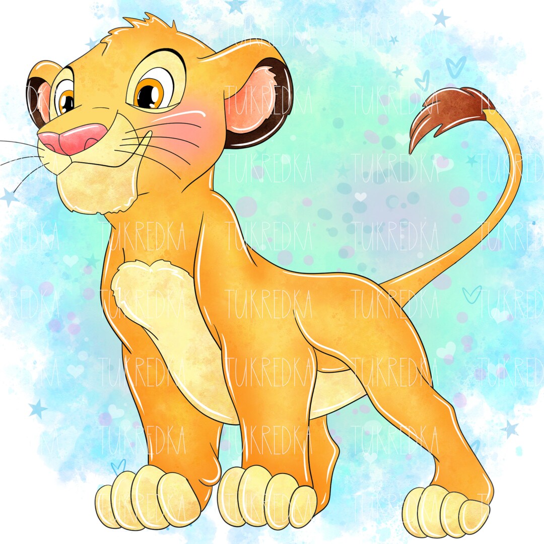 Rey León Simba Clip art PNG, Sublimación de dibujos animados PNG ...