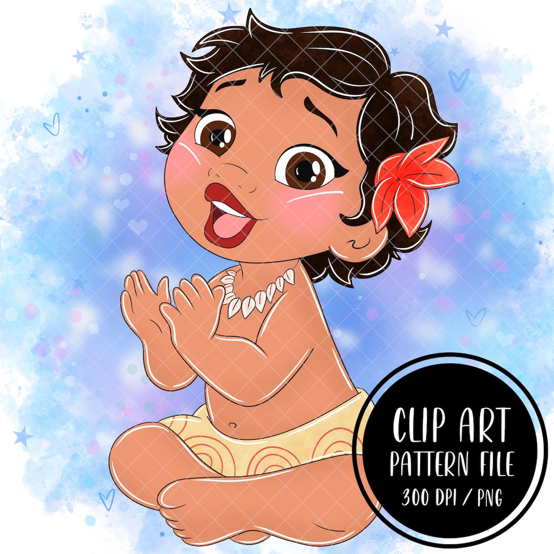 Princess Moana Clip Art Sublimation PNG Clipart, Vaiana Clipart Cartoon ...