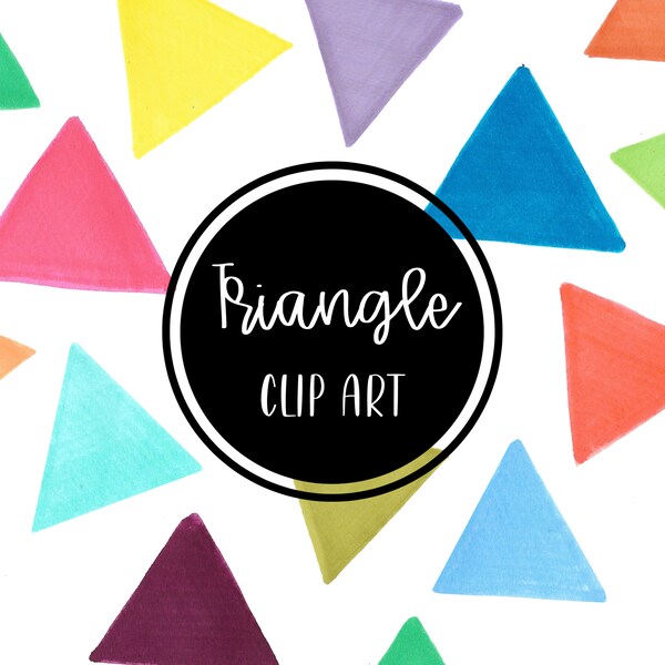 Triangle Watercolor - Etsy