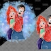 Max and Roxanne Cute Clip Art PNG, Cartoon Clipart Sublimation PNG ...