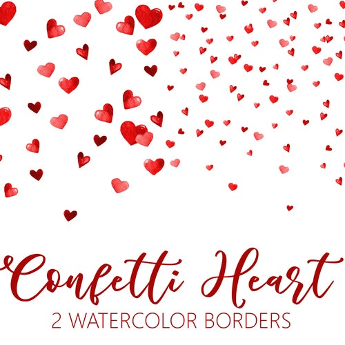 Heart Clipart PNG Valentine Digital Stamps Doodle Heart - Etsy