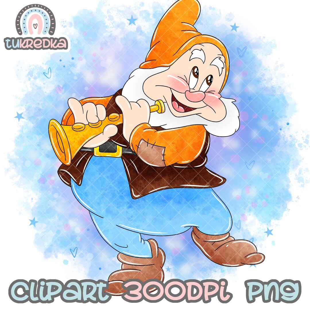 Happy Princess Snow White Clip Art PNG, Cartoon Clipart Sublimation PNG ...