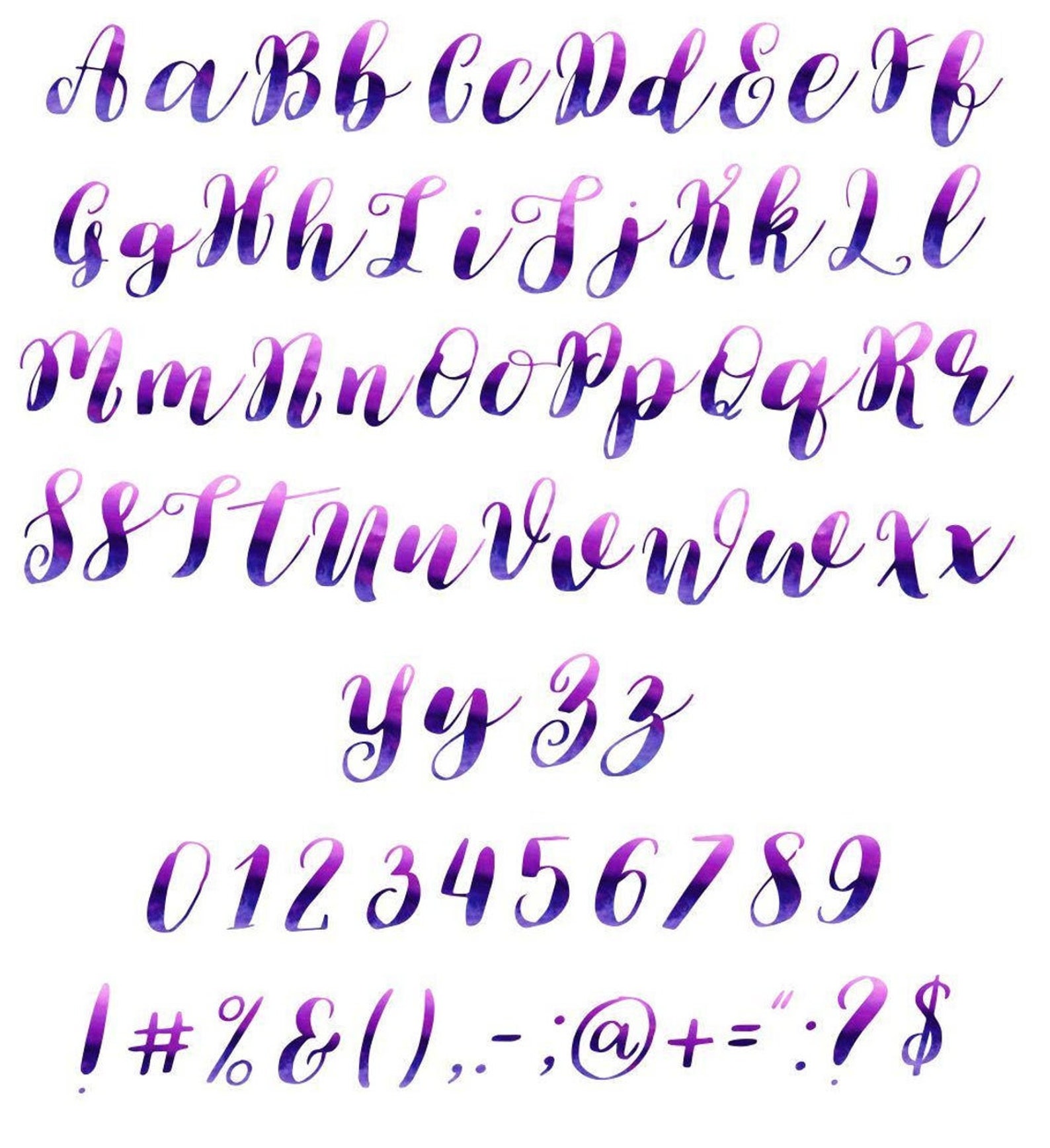 Ombre Alphabet Clip Art Ombre Alphabet Letters Cards Download Free ...