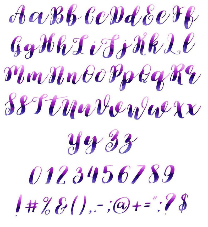 Ombre Alphabet Clip Art Ombre Alphabet Letters Cards Download Free ...