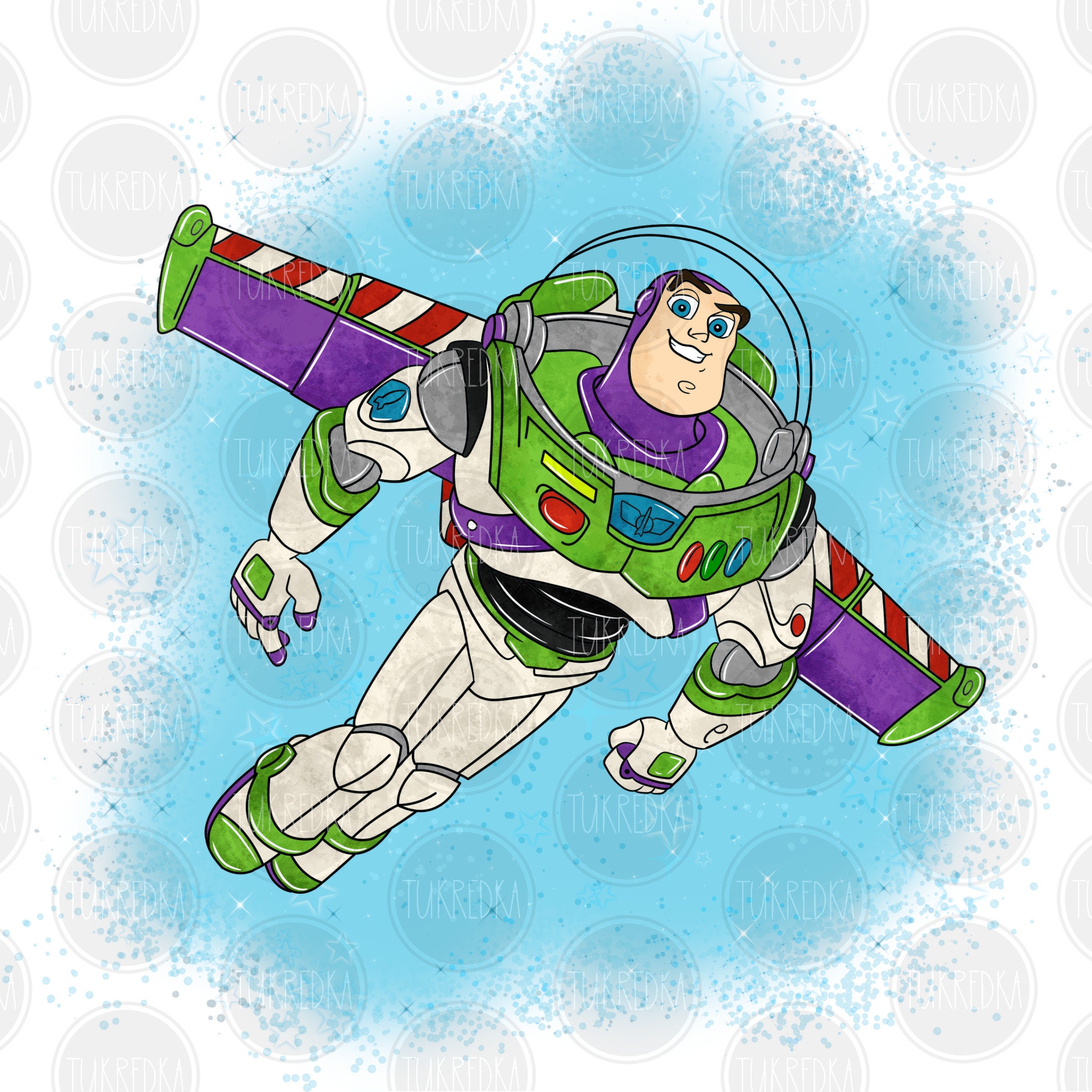 Buzz Lightyear Toy Story Cute Clip Art PNG, Cartoon Clipart Sublimation ...