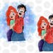 Max and Roxanne Cute Clip Art PNG, Cartoon Clipart Sublimation PNG ...