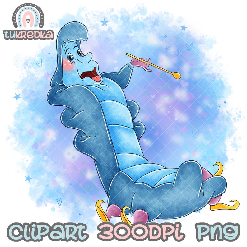 Caterpillar Alice in Wonderland Clip Art PNG, Cartoon Sublimation PNG ...