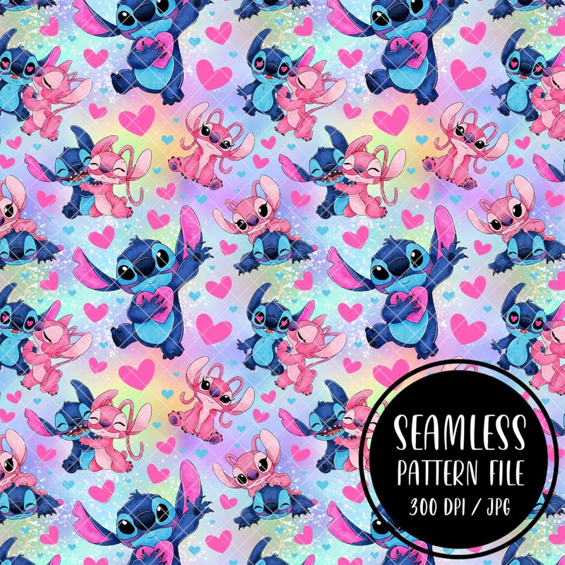 Stitch Wallpaper - Etsy