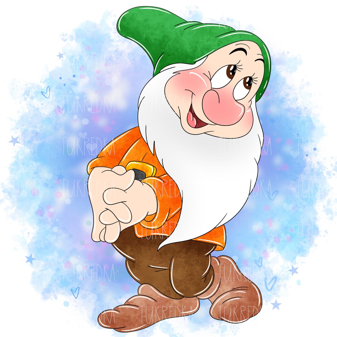 Bashful Princess Snow White Clip Art PNG, Cartoon Clipart Sublimation ...