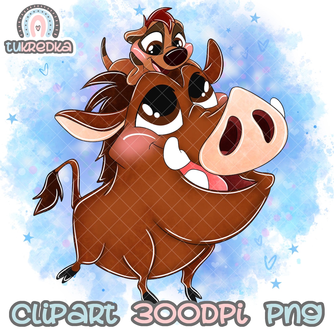 Lion King Baby Toddler Timon Pumba Clip Art PNG, Cartoon Sublimation ...