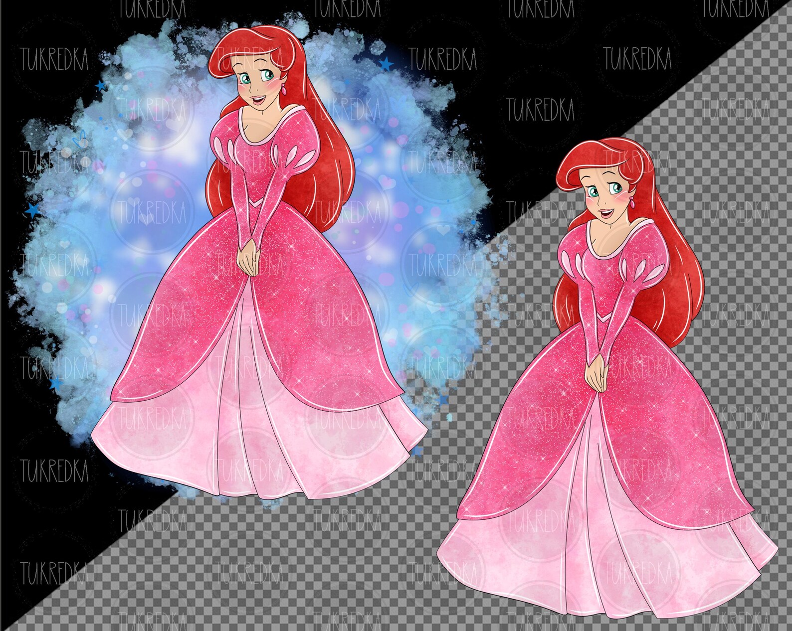 Prinzessin Ariel ClipArt, Die kleine Meerjungfrau PNG ClipArt, Cartoon ...
