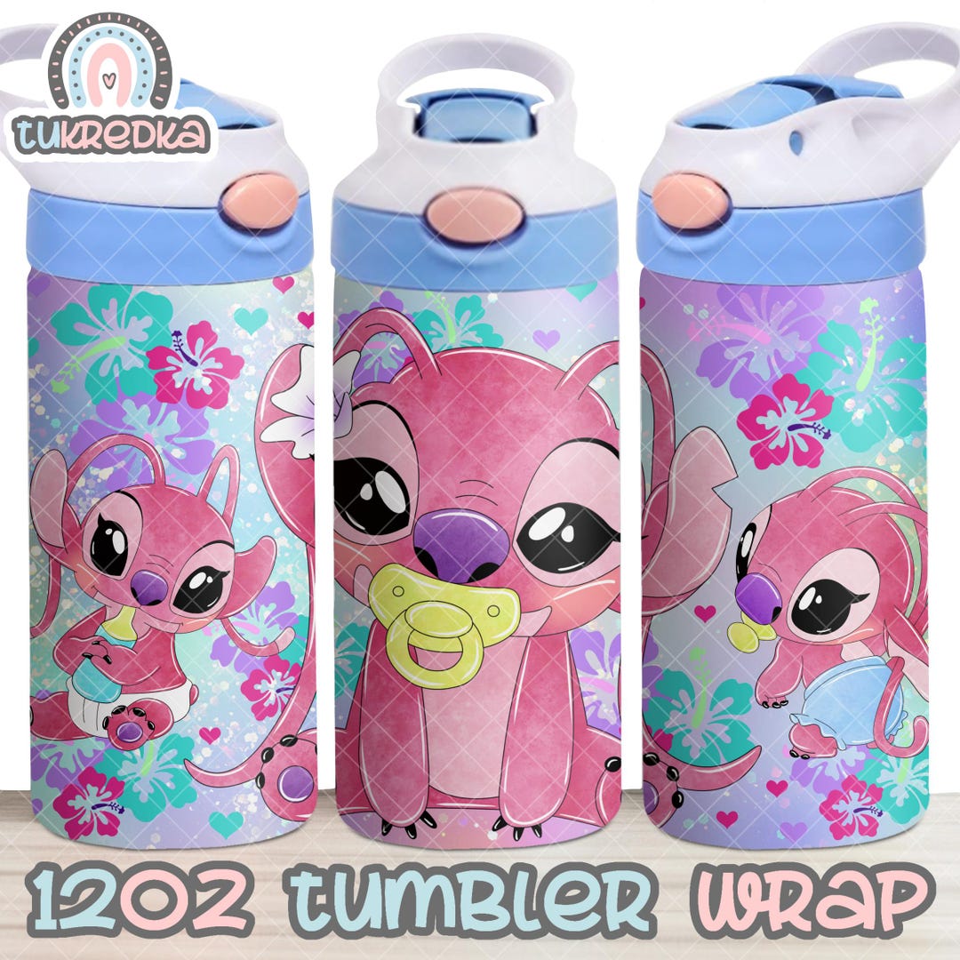 Stitch and Lilo Angel Cup PNG File DIGITAL DOWNLOAD 12oz Tumbler Design ...