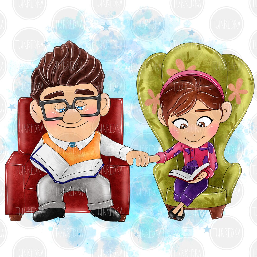 Up Love Clip Art PNG, Cartoon up Clipart Sublimation PNG - Etsy