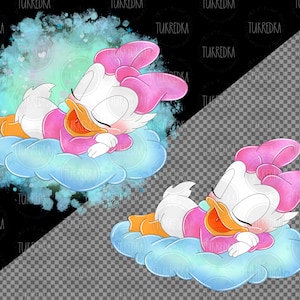 Baby Daisy Duck Clipart, PNG Clip Art, Cartoon Sublimation PNG - Etsy