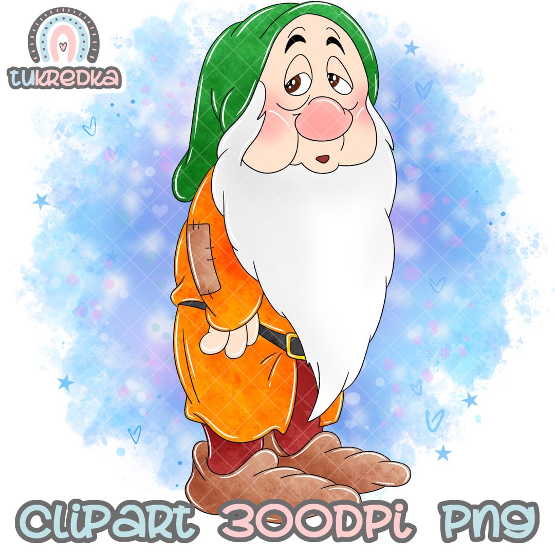 Sleepe Princess Snow White Clip Art PNG, Cartoon Clipart Sublimation ...