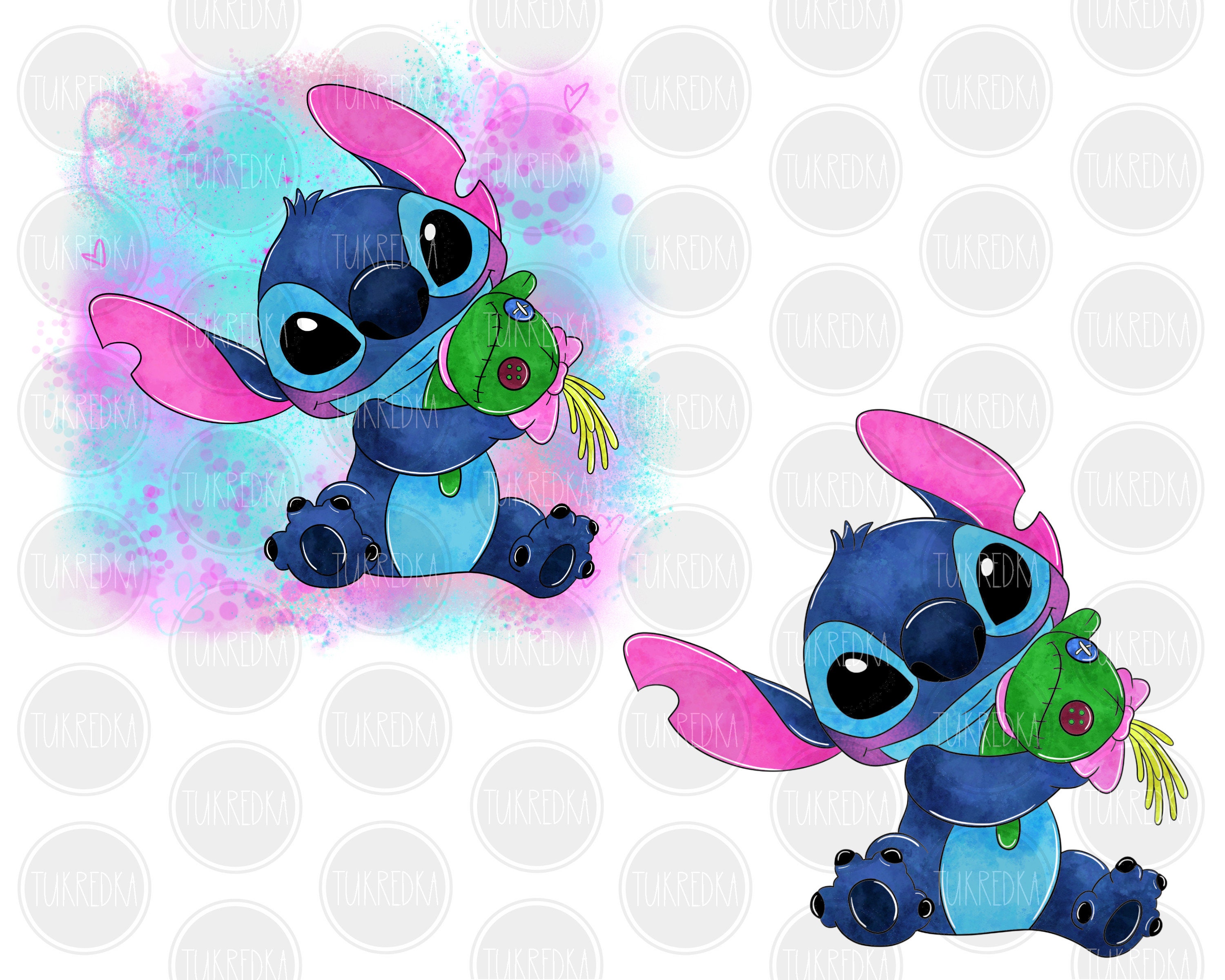 Stitch Cute Clip Art PNG Cartoon Clipart Sublimation PNG - Etsy