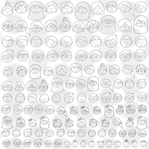 130 Stick Figure Heads Clipart Clip Art, Stick People Family, Download ...