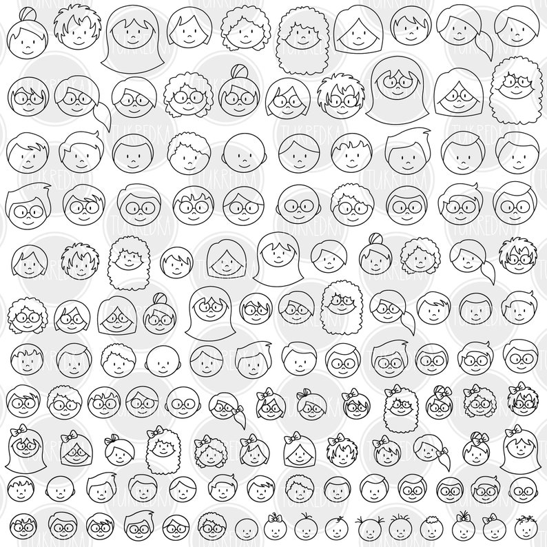 130 Stick Figure Heads Clipart Clip Art, Stick People Family, Download ...