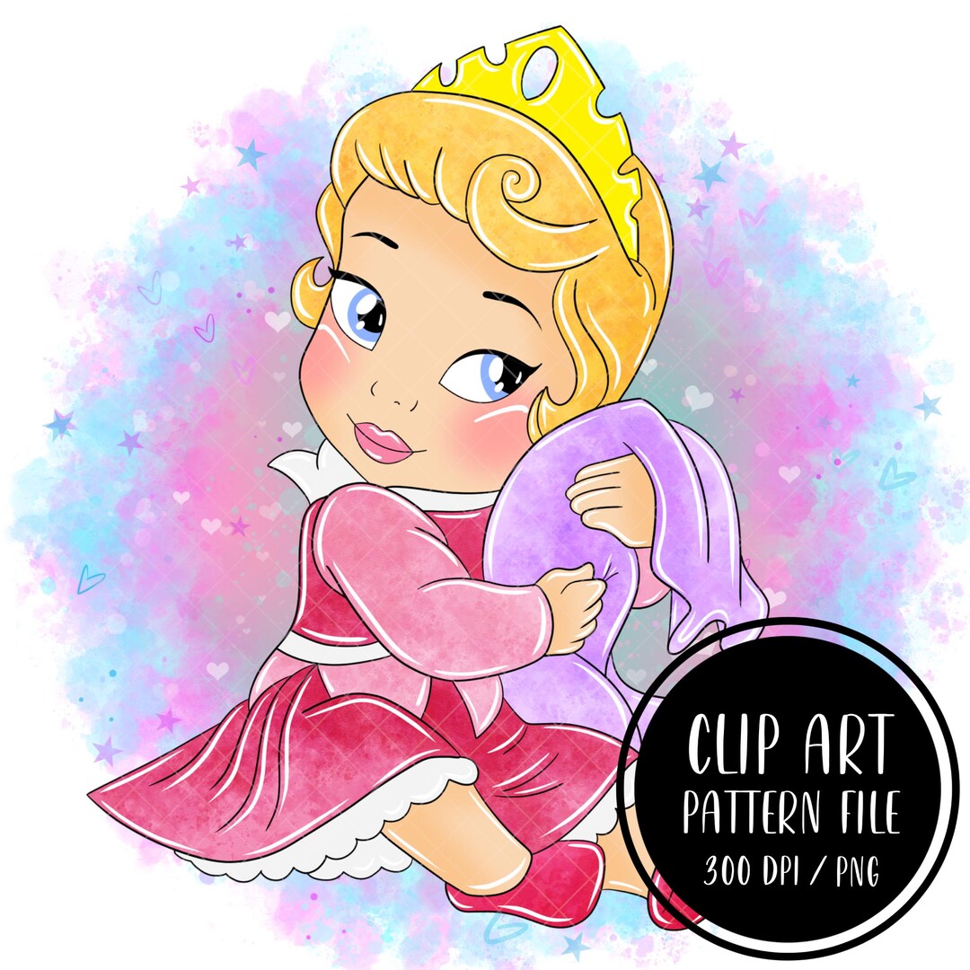 Baby Toddler Princess Aurora Clip Art, Sleeping Beauty PNG Clipart ...