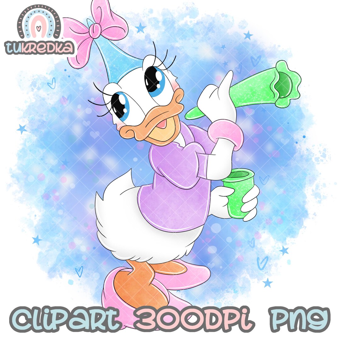 Daisy Birthday Clipart, PNG Clip Art, Cartoon Sublimation Pngcartoon ...