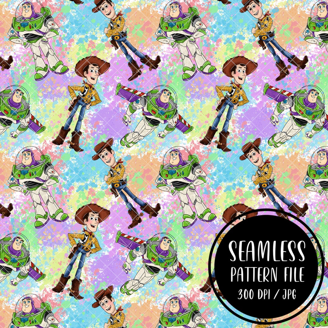 Toy Story Seamless Pattern, Digital Paper Background Download Free ...