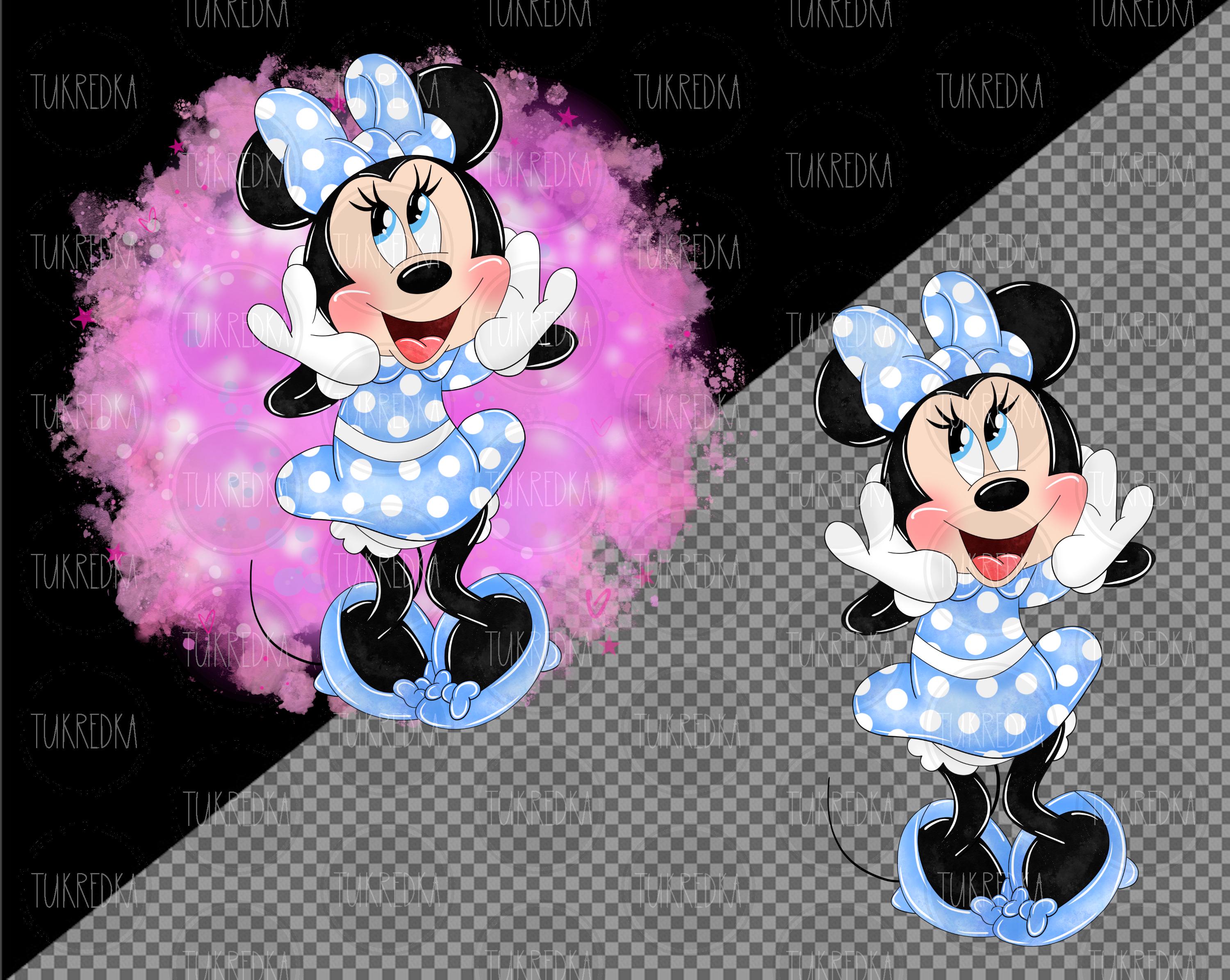 Minnie Mouse Clipart, PNG Clip Art, Cartoon Sublimation Pngcartoon Art ...