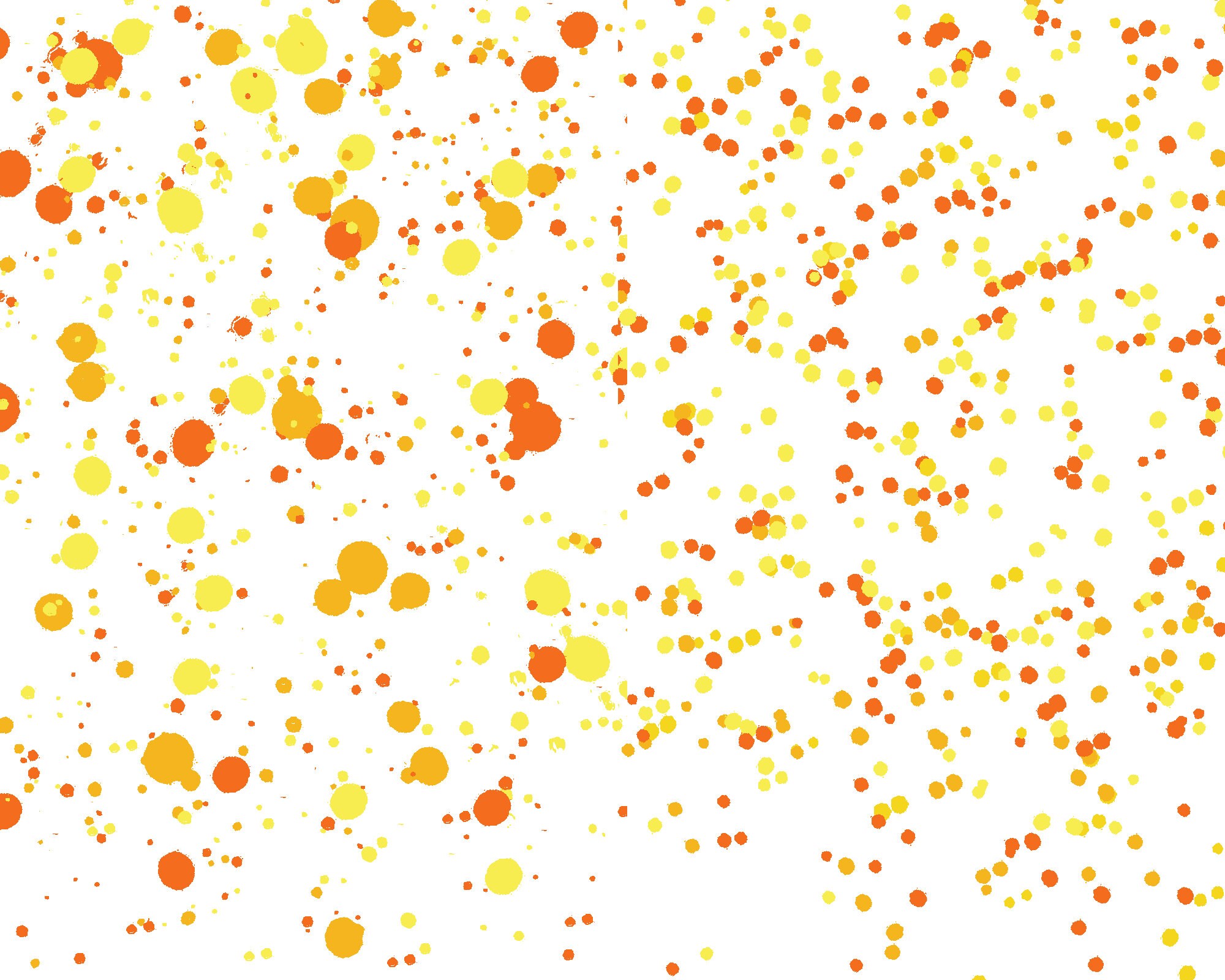 Digital Confetti Yellow Orange Border Confetti Clipart Confetti ...