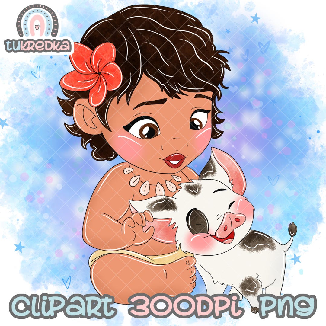 Princess Moana Clip Art Sublimation PNG Clipart, Vaiana Clipart Cartoon ...