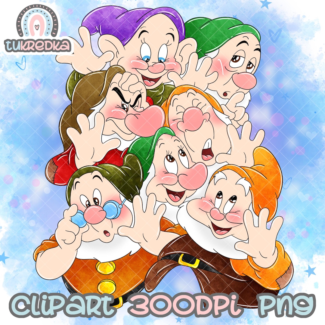 Princess Snow White and the Seven Dwarfs Clip Art PNG, Cartoon Clipart ...